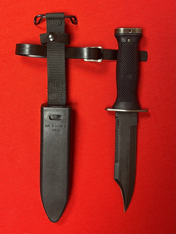 USN Navy Seal Mark 3 MK3 Mod 0 Diving/Survival Knife-Early Model – War ...