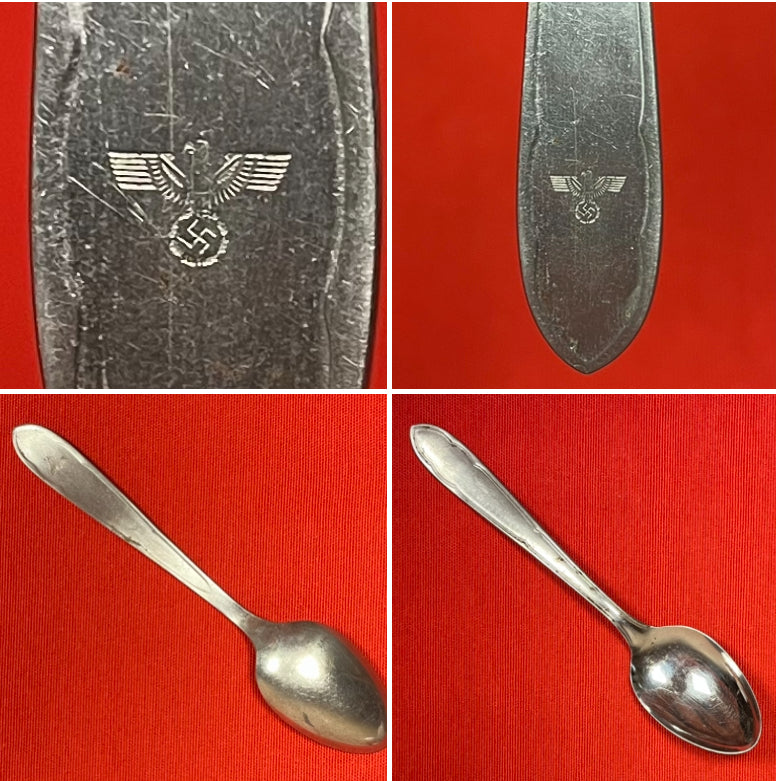 Original WW2 German Army “Heer” Spoon – War & Peace Antiques