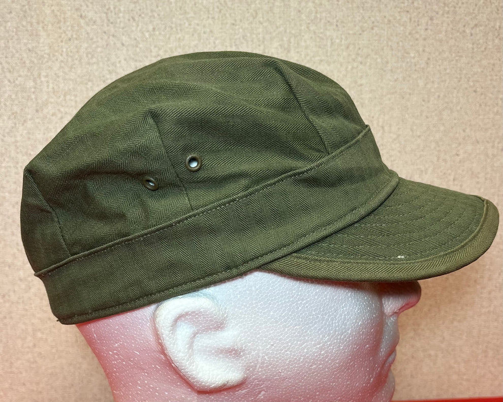 Original U.S. Army Fatique HBT Cap 1945 Pattern – War & Peace Antiques