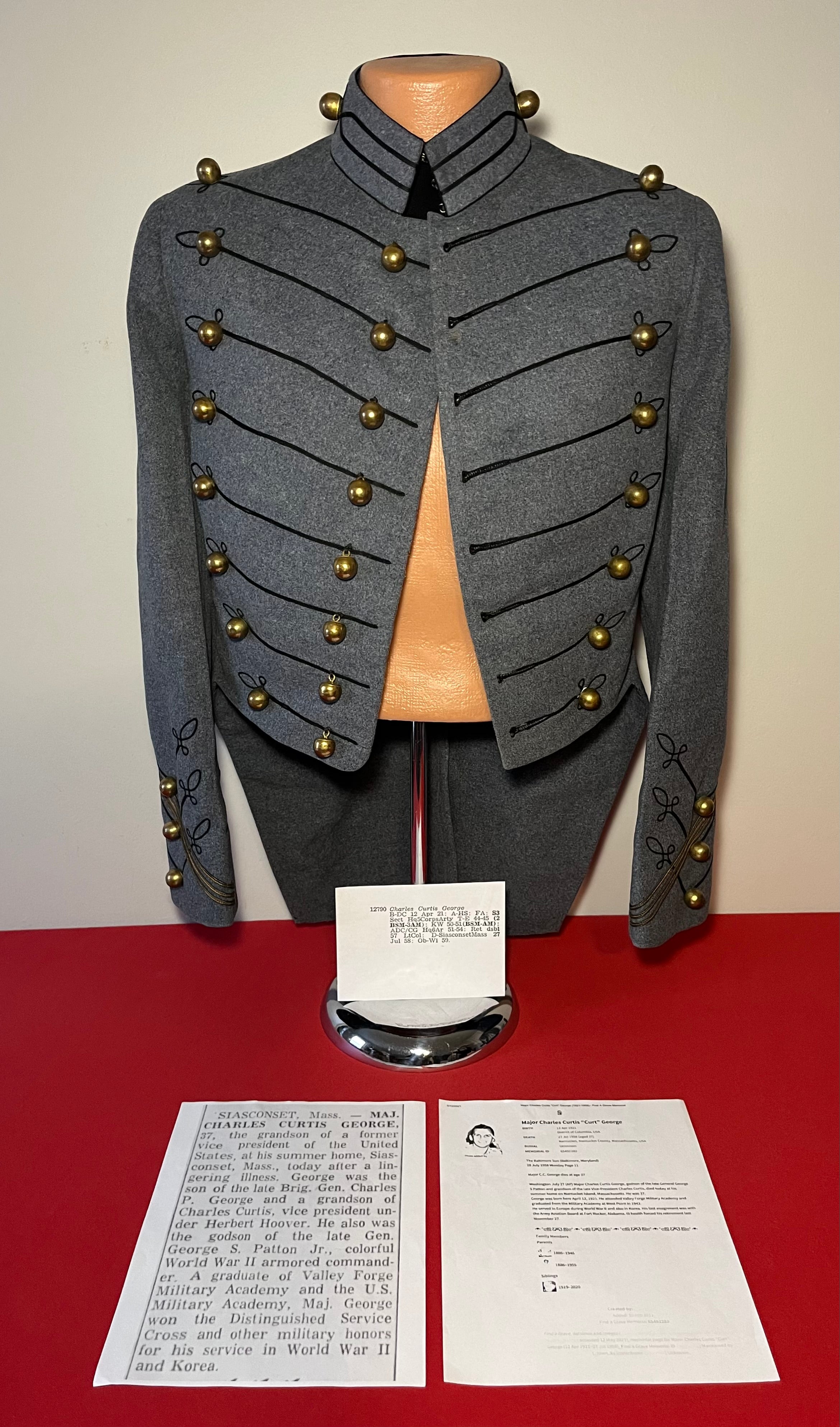 General George S Patton’s Godsons West Point Jacket / Maj. Charles Cur ...