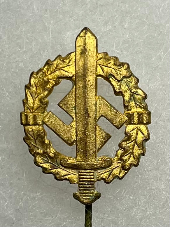 WW2 German SA “Gold” Sports Badge Stick Pin – War & Peace Antiques