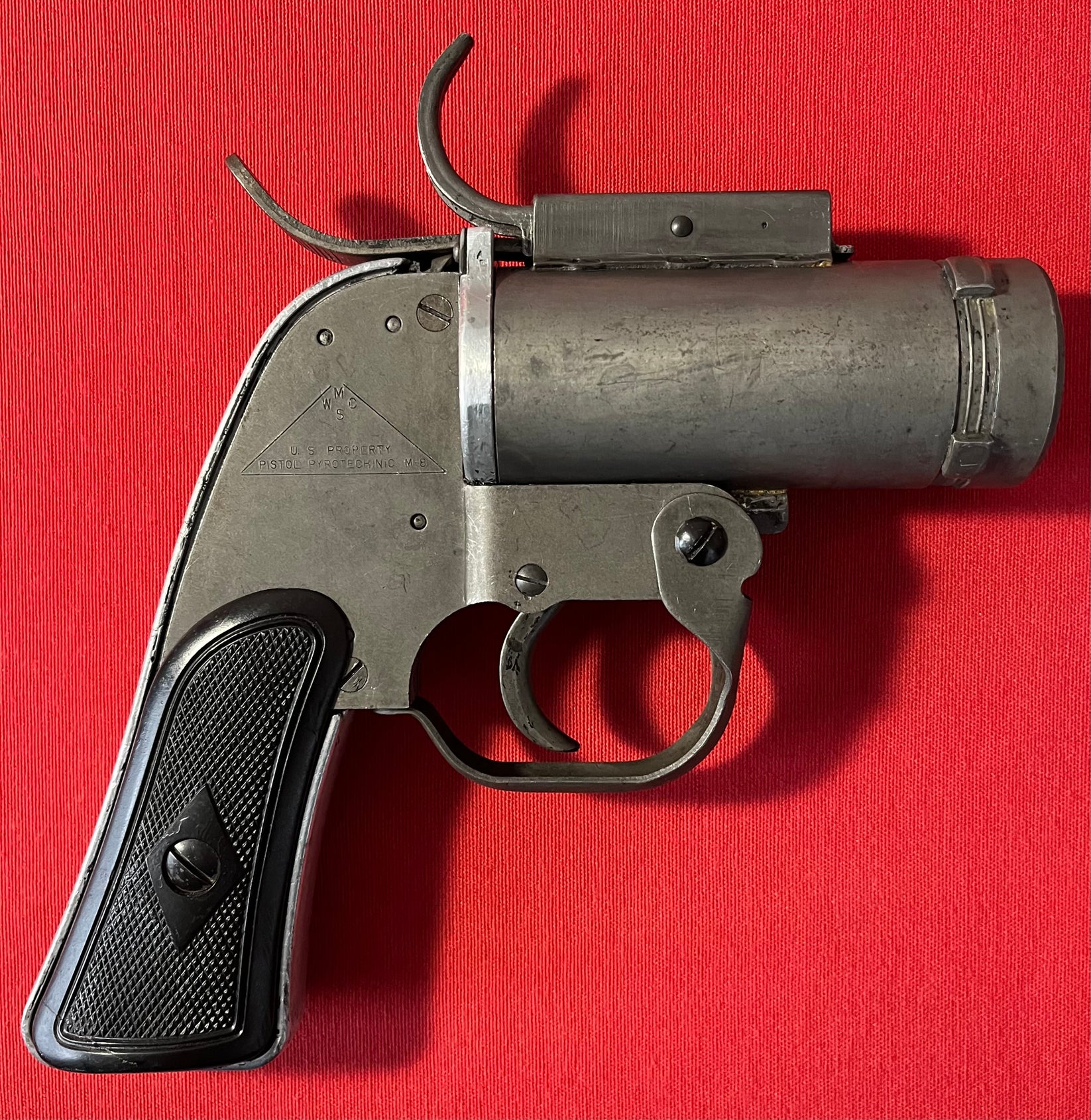 Original U.S. WWII 37mm M8 Pyrotechnic Signal Flare Pistol - Gun by SW ...